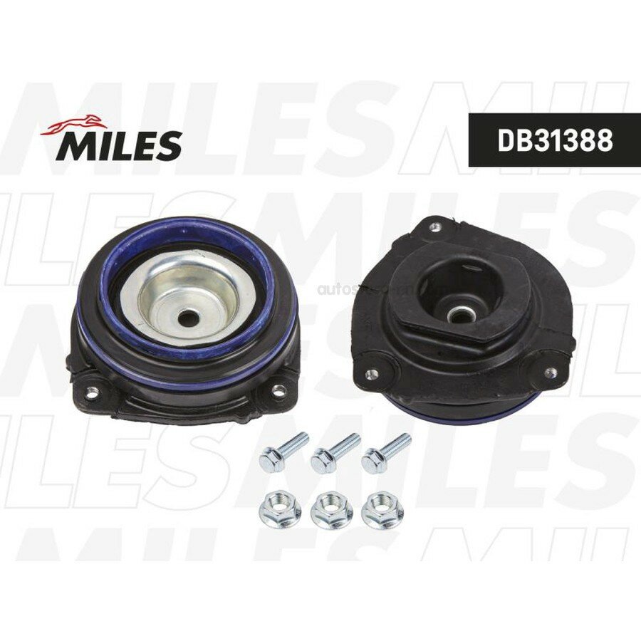 MILES DB31388 Опора амортизатора NISSAN ESQ JF15 14-/JUKE F15 пер. прав. (с подшипником)