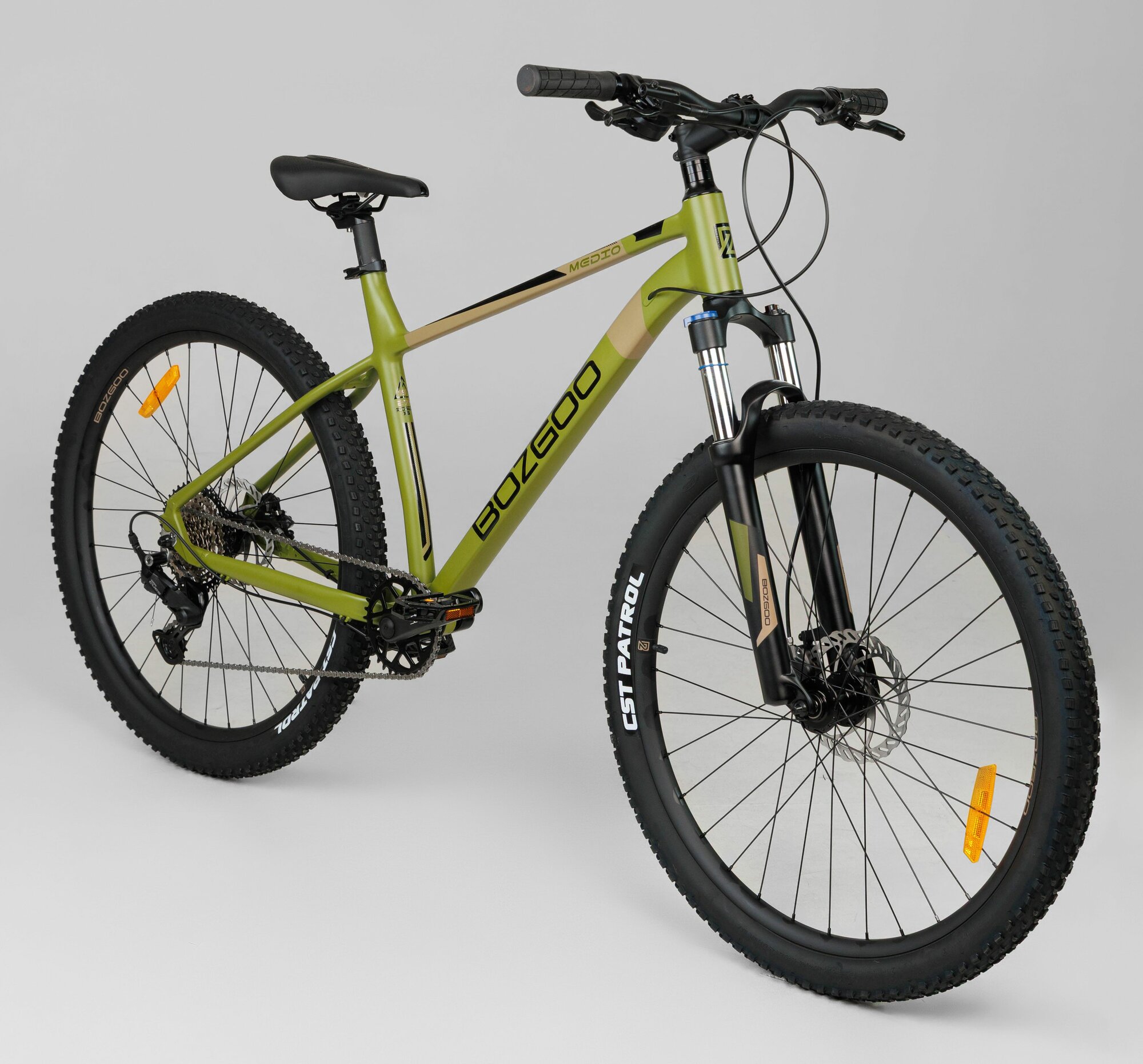 Велосипед BozGoo Medio (Armygreen /Hacks) рама 19"
