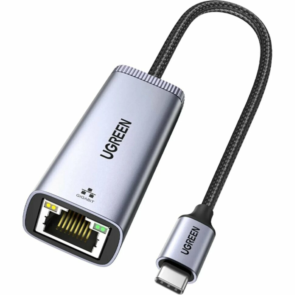 Сетевой адаптер UGREEN CM483 (40322) USB-C to RJ45 Gigabit Ethernet, 2424053