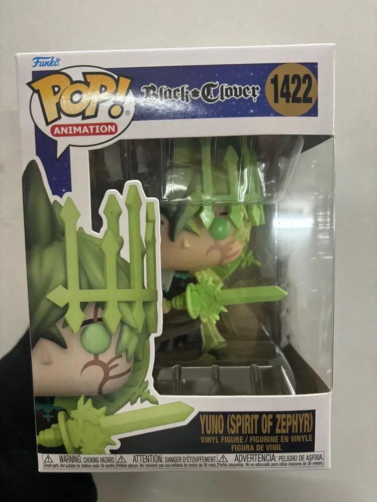 Фигурка Funko POP! Animation Black Clover 1422 Yuno (Spirit of Zephyr), коллекционная, из винила