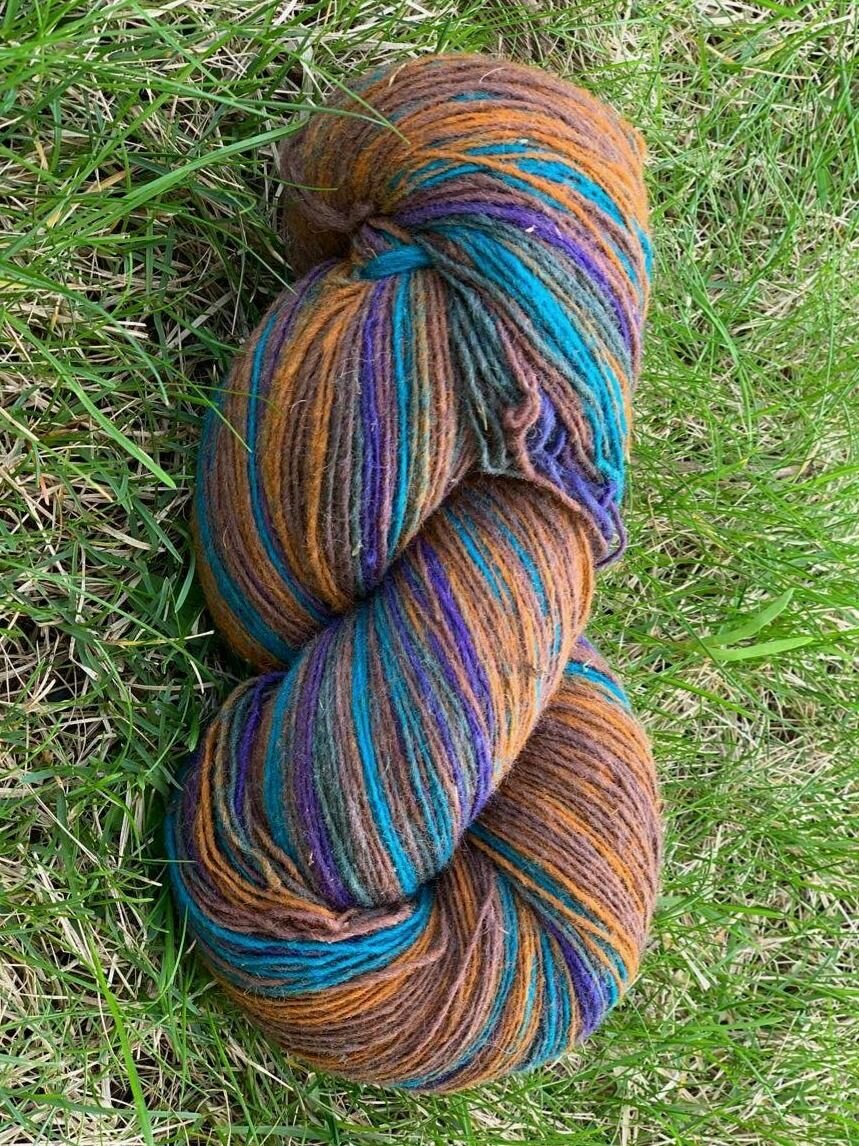 Пряжа Дундага 6/1 multicolor O2-15 197грамм