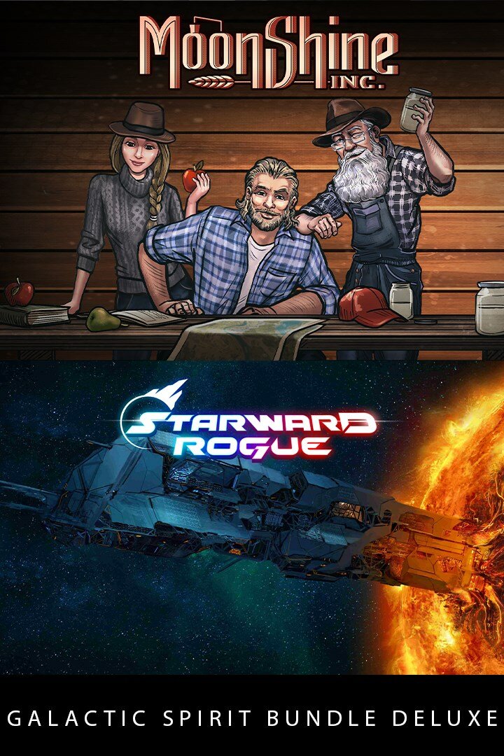 Starward Rogue + Moonshine Inc. - Galactic Spirit Deluxe Bundle — ключ активации Xbox / Microsoft Store · Xbox One, Xbox Series X|S · цифровой ключ · любой регион