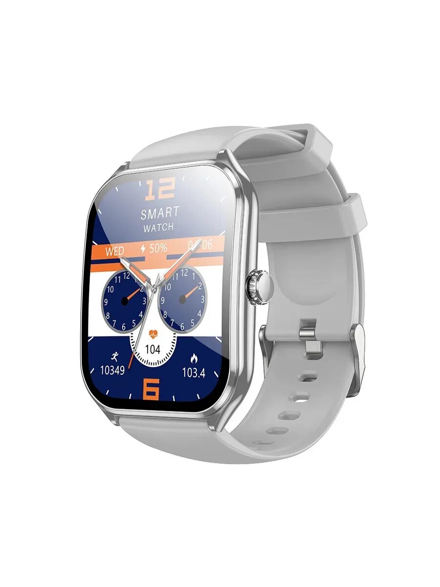 Смарт-часы Hoco Y28 Amoled Smart Sports Watch, с поддержкой звонков, цвет Silver