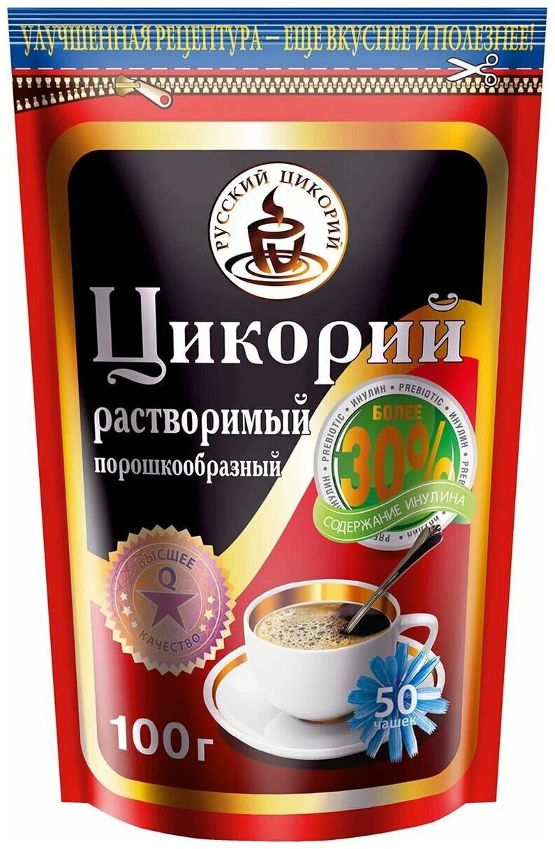 Цикорий Русский Растворимый Натуральный 100гр