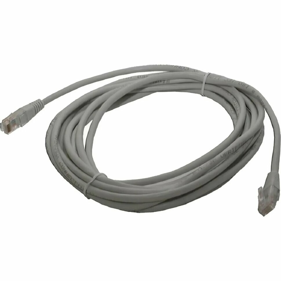 Патч-корд ExeGate UTP-RJ45-RJ45-5e-3M-GY, cat.5e, 3м, серый 