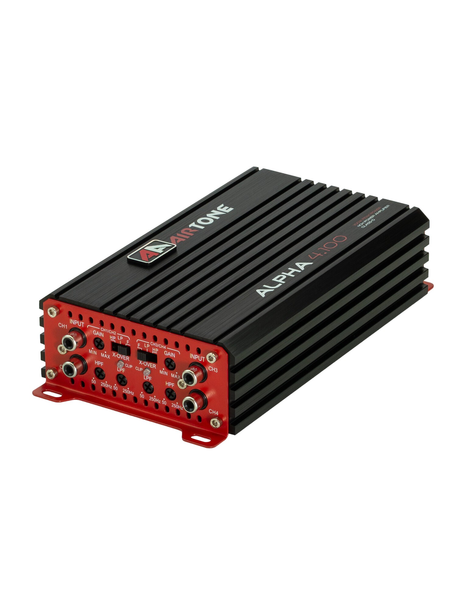 Усилитель автомобильный AirTone Alpha 4.100, класс D, 4-канальный