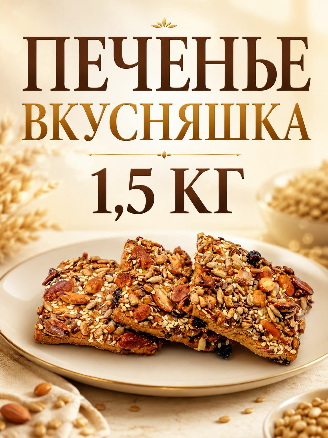 Печенье Вкусняшка 1,5 кг