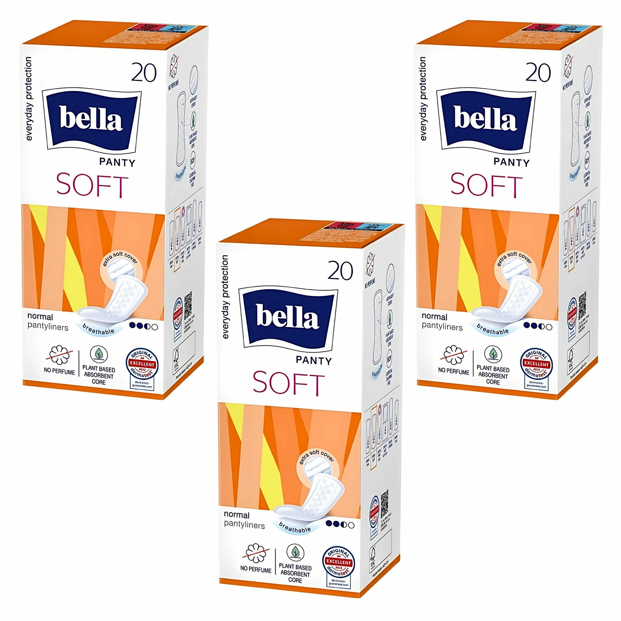 Ежедневные прокладки Bella Panty Soft 3x20 шт