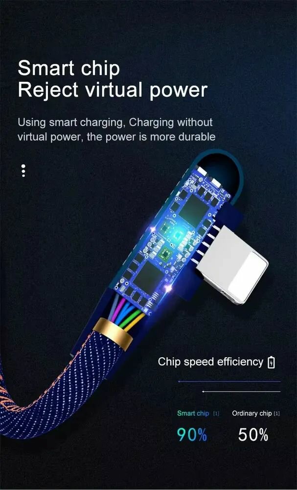 Кабель для мобильных устройств USB 2.0 Type-A/Apple Lightning, 2 м, красный, черный