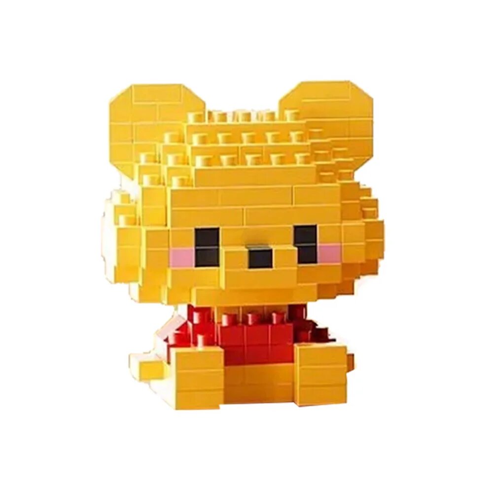 Конструктор Aoger Winnie the Pooh, желтый, M35, без коробки