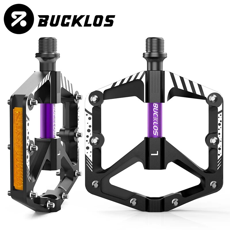 BUCKLOS Педали для MTB Black-Purple
