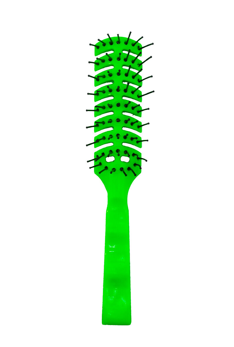 Original Bobby Vent Brush Green расческа "скелетная" для волос