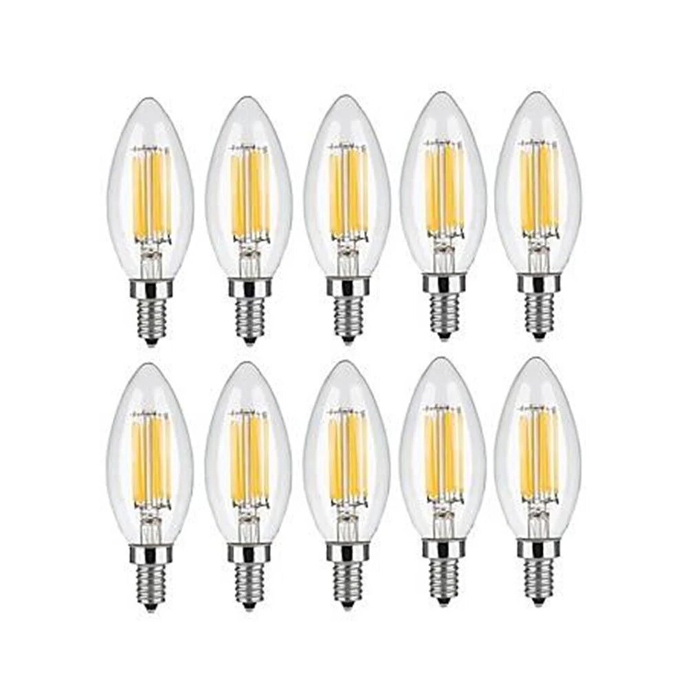 Светодиодная лампочка E14, 4W, теплый белый, диммируемая