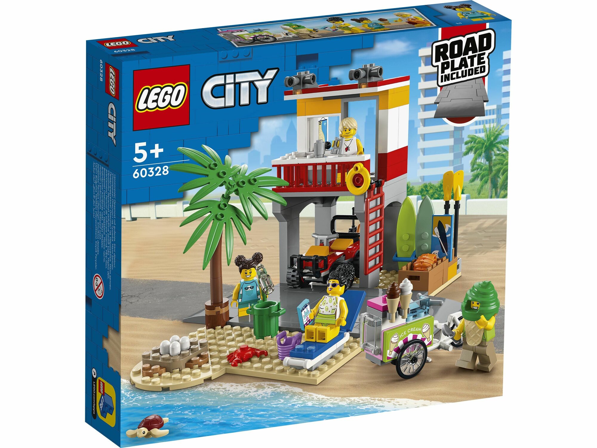 Конструктор LEGO City 60328 Пост спасателей на пляже