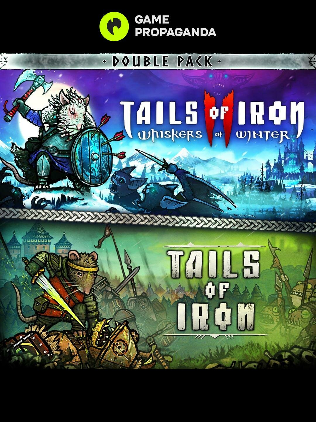 Игра Tails of Iron & Tails of Iron 2 - Standard Bundle PS4, PS5 + 201 TRY на баланс PSN. Турция. Цифровая версия