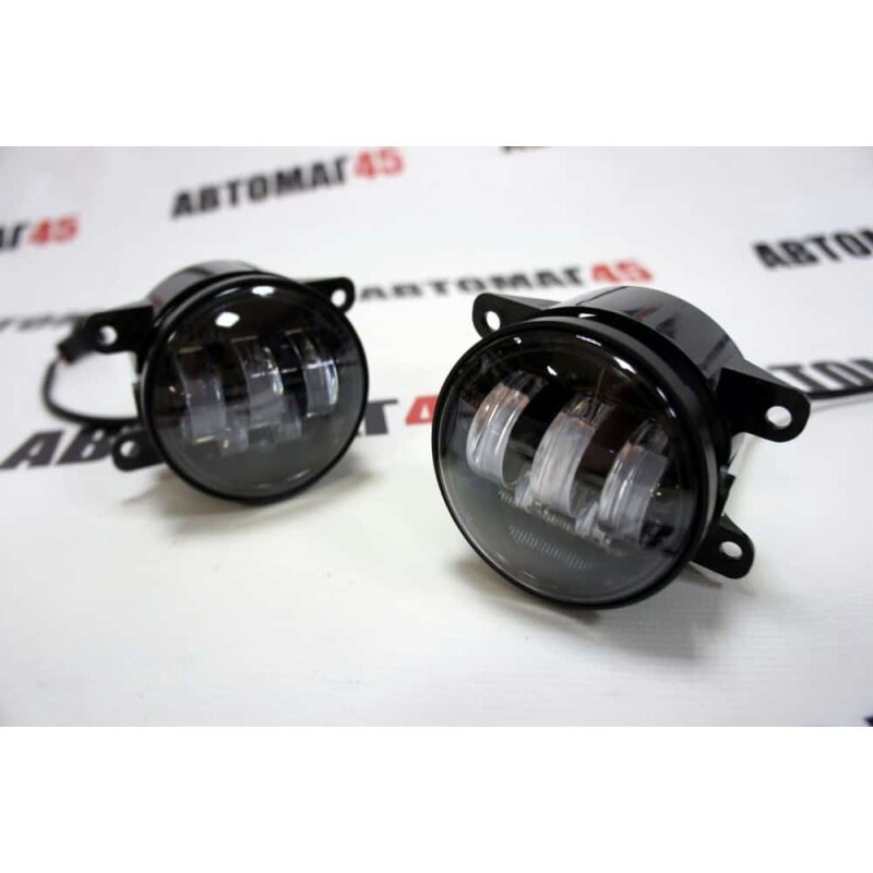 C2R Фары п/туманные 5 линз LED Vesta Веста Лада X-Ray иномарки LED 60W 4800LM 2шт гарантия 3мес