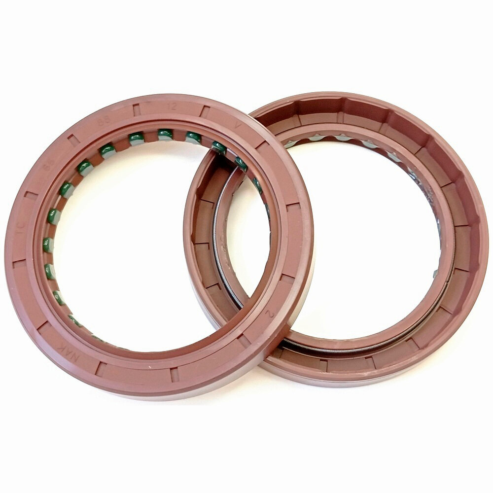 Сальник 65x88x12 TC Viton 80-N03-C-C NAK маслобензостойкий с пыльником на высокую температуру (манжета армированная)