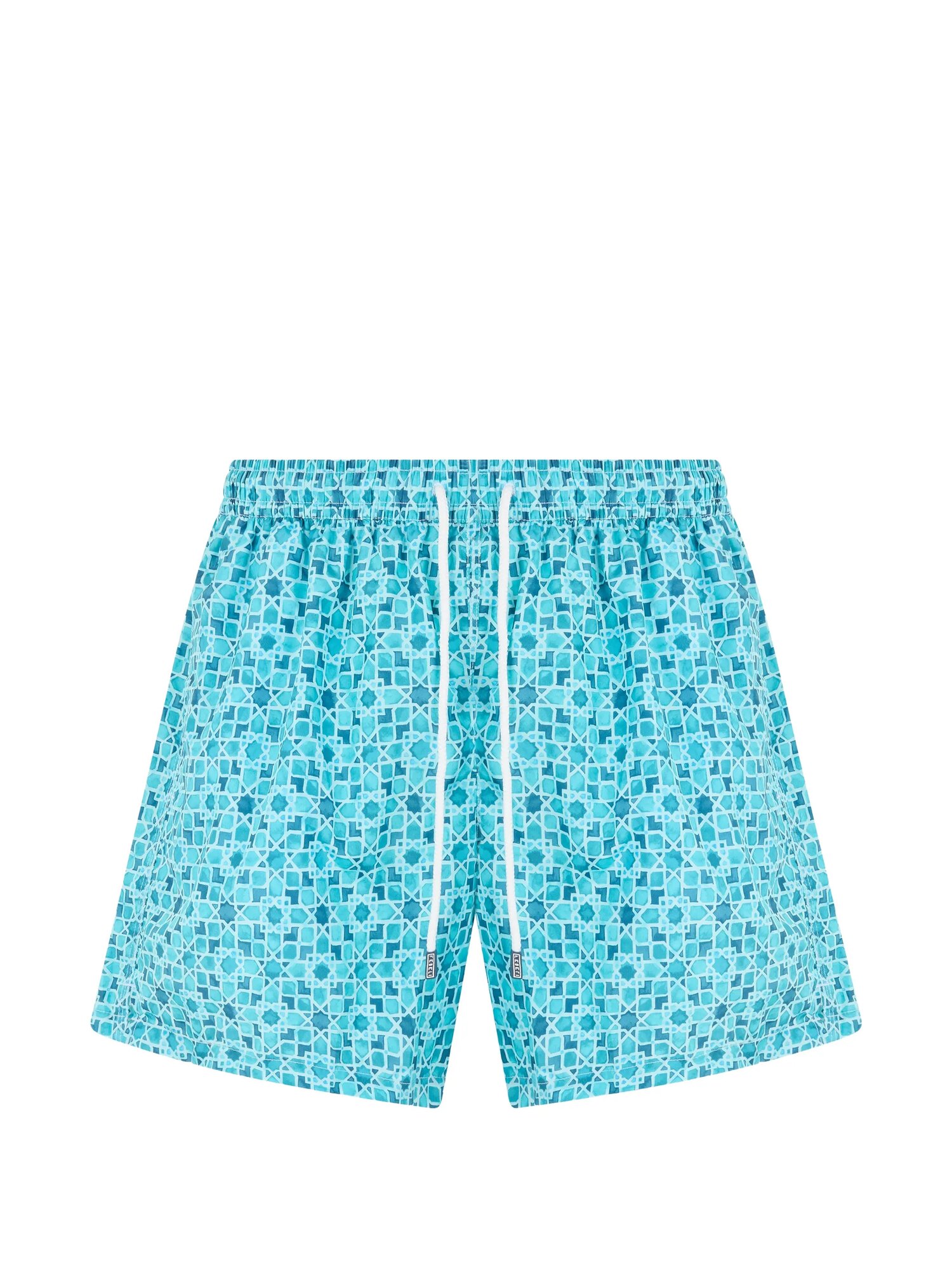 Шорты для плавания Geometric-print drawstring swim shorts