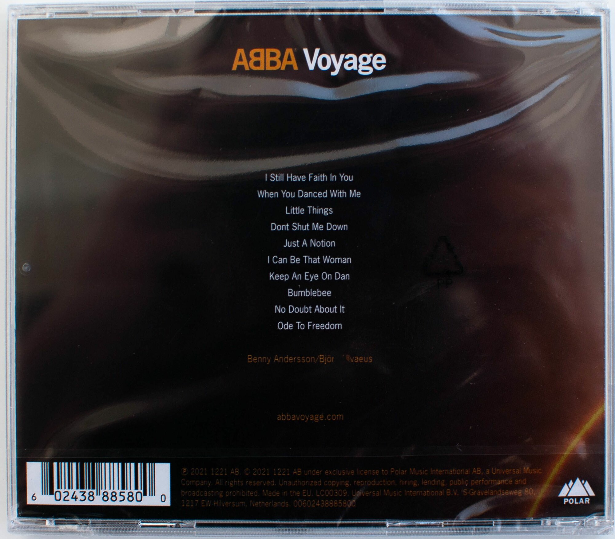 ABBA - Voyage Аудио CD Оригинал из Европы — фото 1