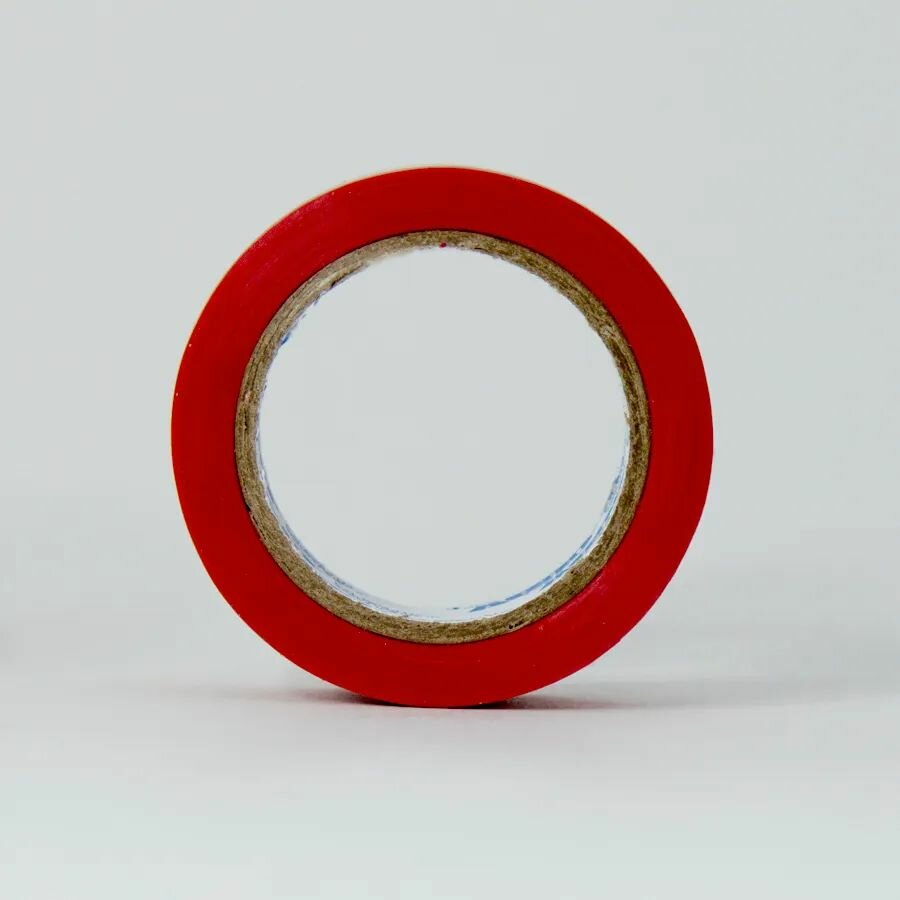 Лента изоляционная красная 19мм*9,1м ET-912-18-10-RED-R