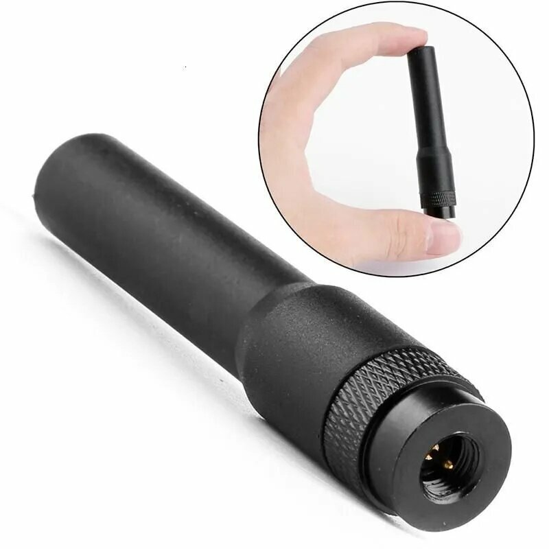Антенна Dual Band SMA-Male 144/430 МГц для рации, Черный