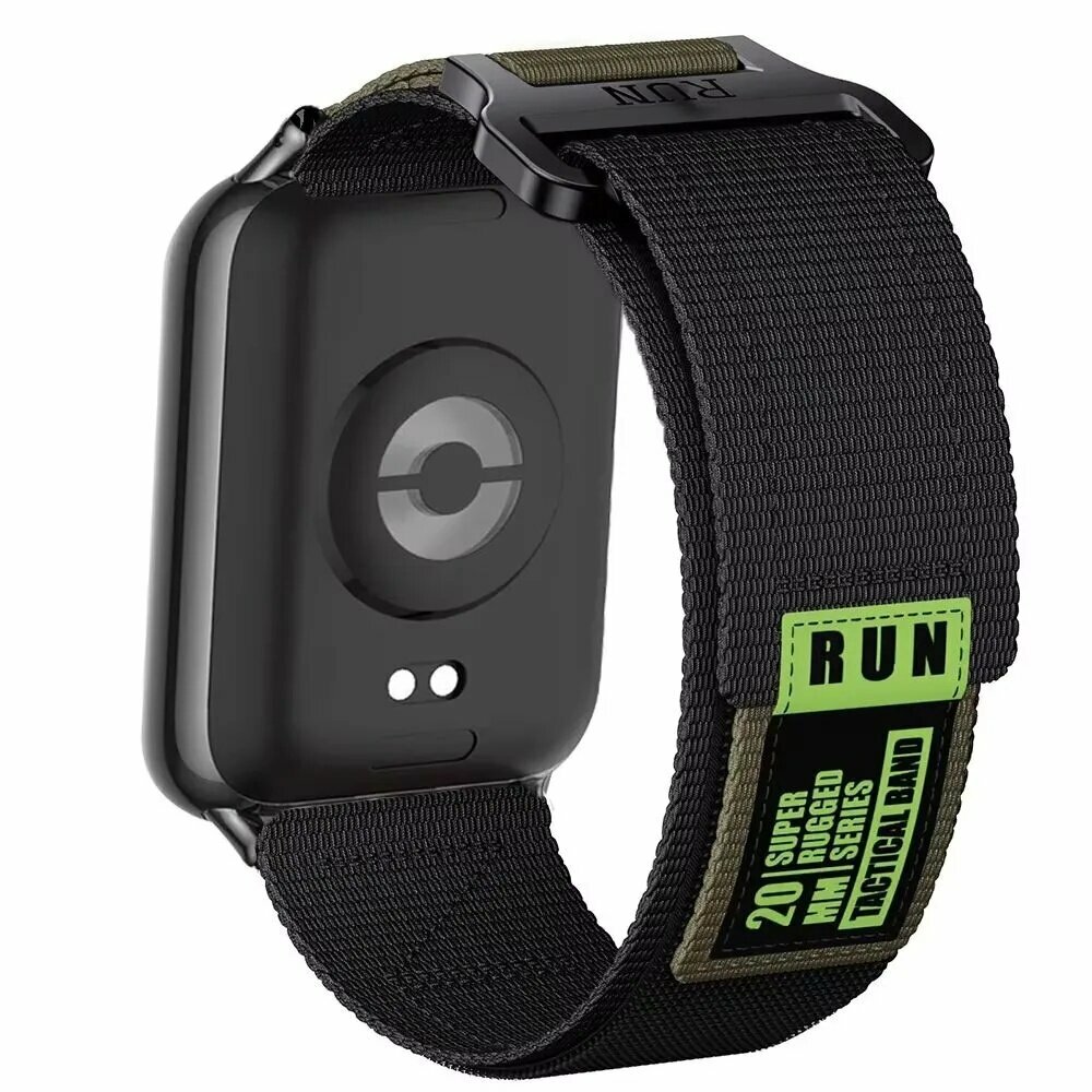 Тактический нейлоновый ремень для часов Xiaomi Redmi 6/5/4 Sport Band для Miband 9/8 pro Эластическая дыхающая заменная часовая лента