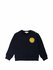 Толстовка Versace Sun-print button-detail sweatshirt, размер 76, синий