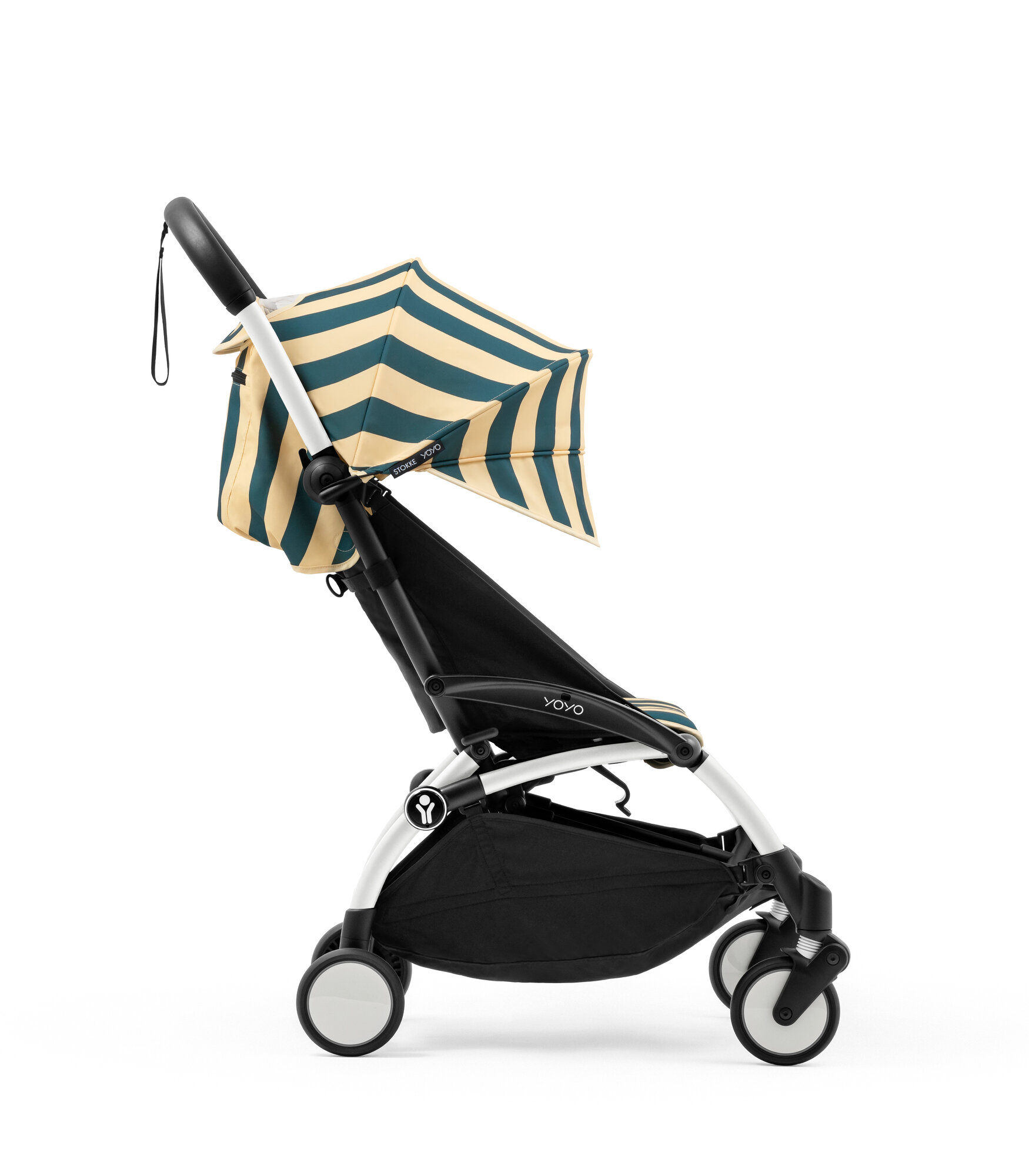 Прогулочная коляска Stokke YOYO 3 White 6+, цвет Riviera Monaco LE (Монако), артикул производителя 646001 / 646416