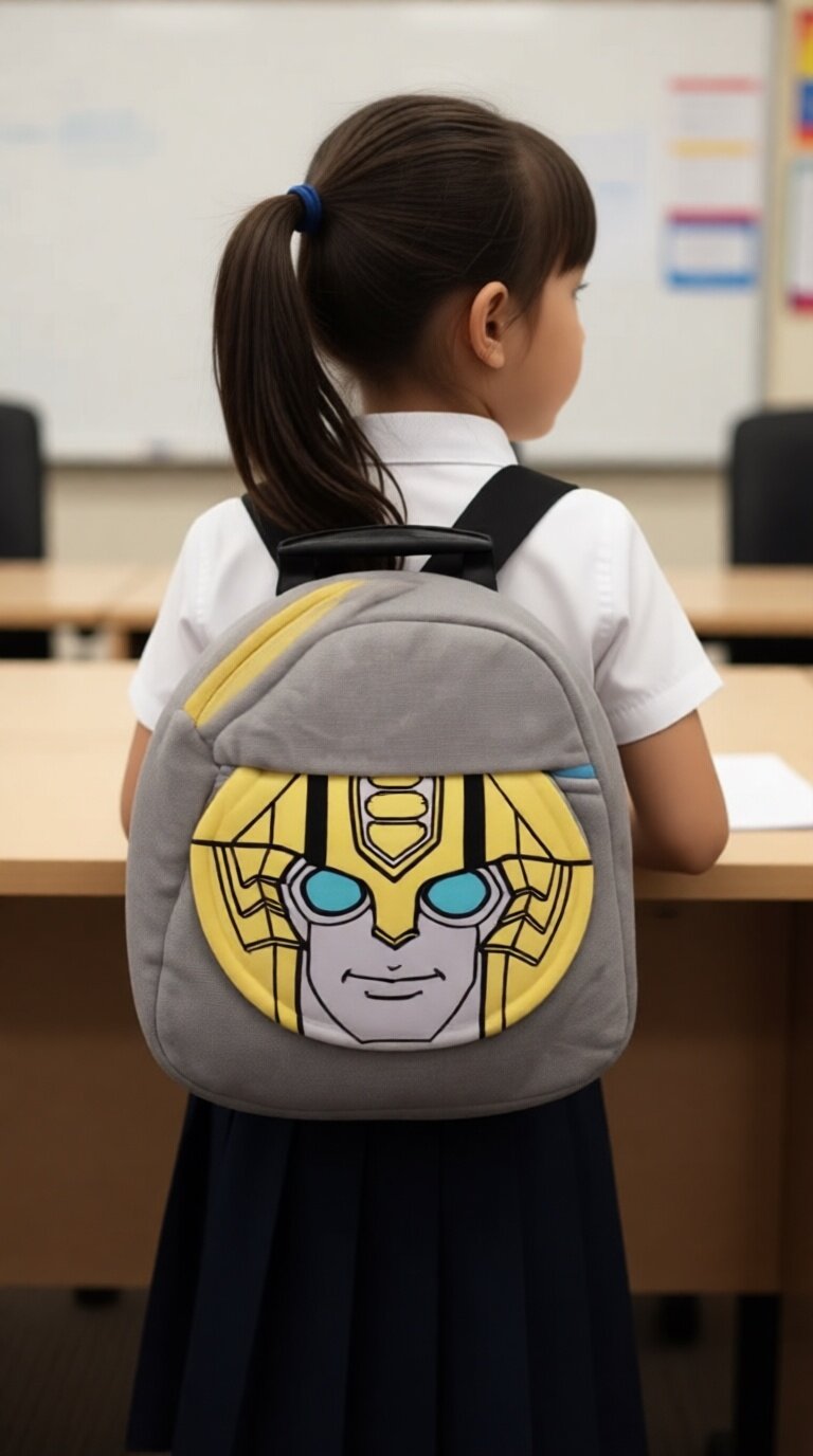 Портфель Шантоу Ченхай Transformer, 2 отдела, для дошкольников и школьников — фото 1