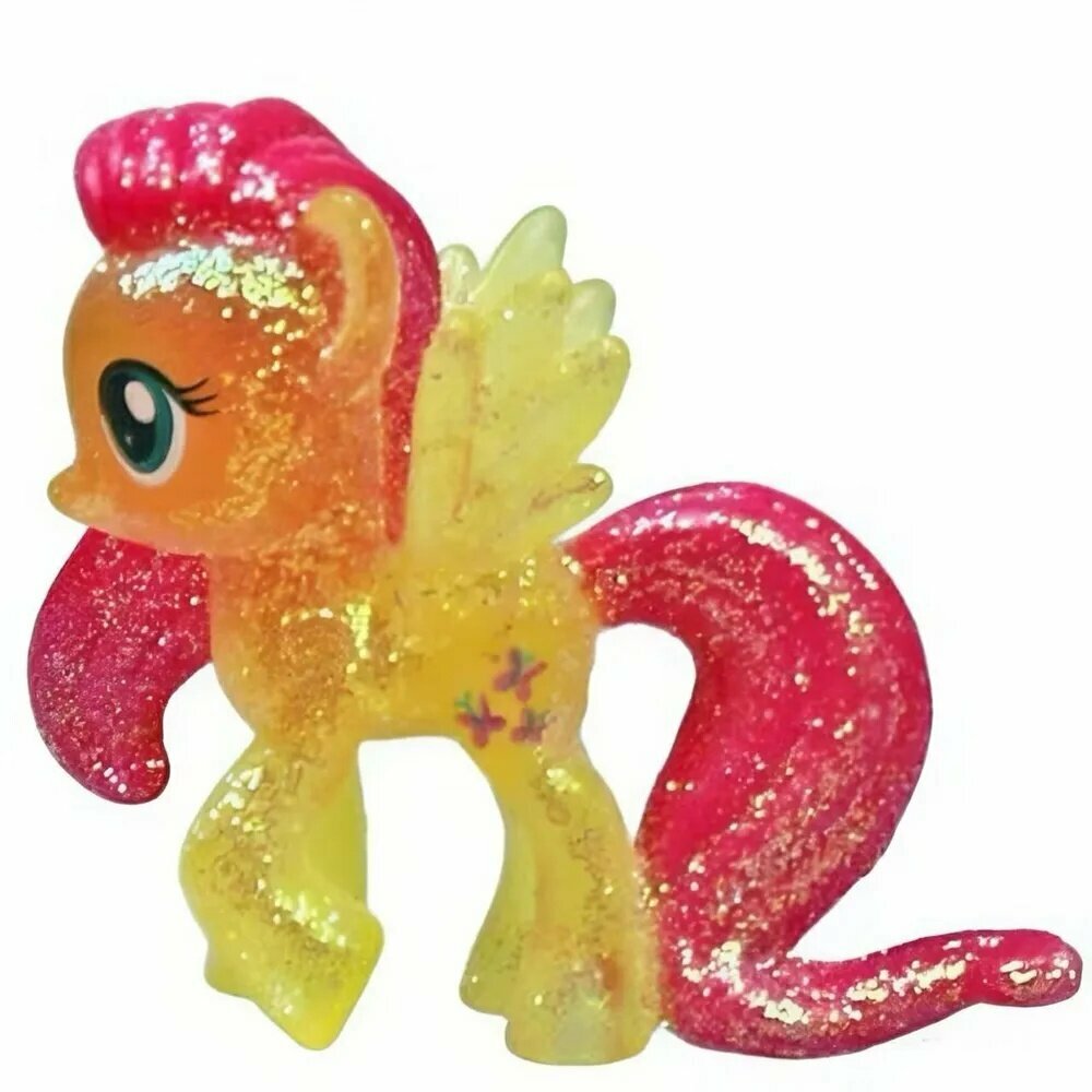 My Little Pony-MLP Fluttershy Transparent Glitter, Скульптура пони (5-28CM)