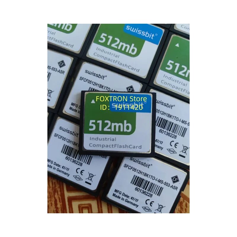 Промышленная карта Compact Flash SWISSBIT SLC CF 512МБ-16ГБ для станков с ЧПУ 512MB