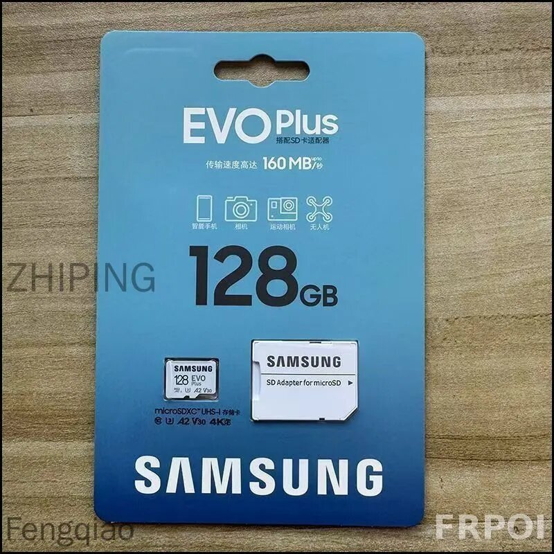 SAMSUNG EVO Plus 128GB microSDXC UHS-I Класс 10 SD адаптер для Nintendo Switch