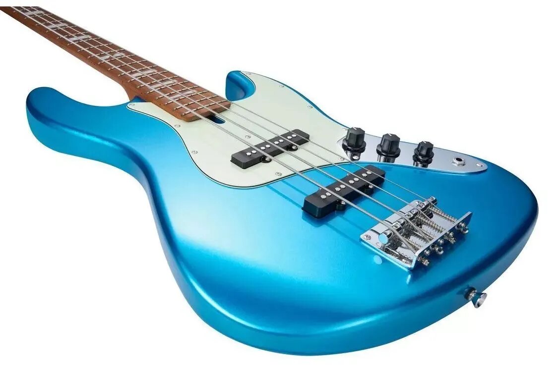 Бас-гитара Mooer MBJ410 Metal Blue — фото 1