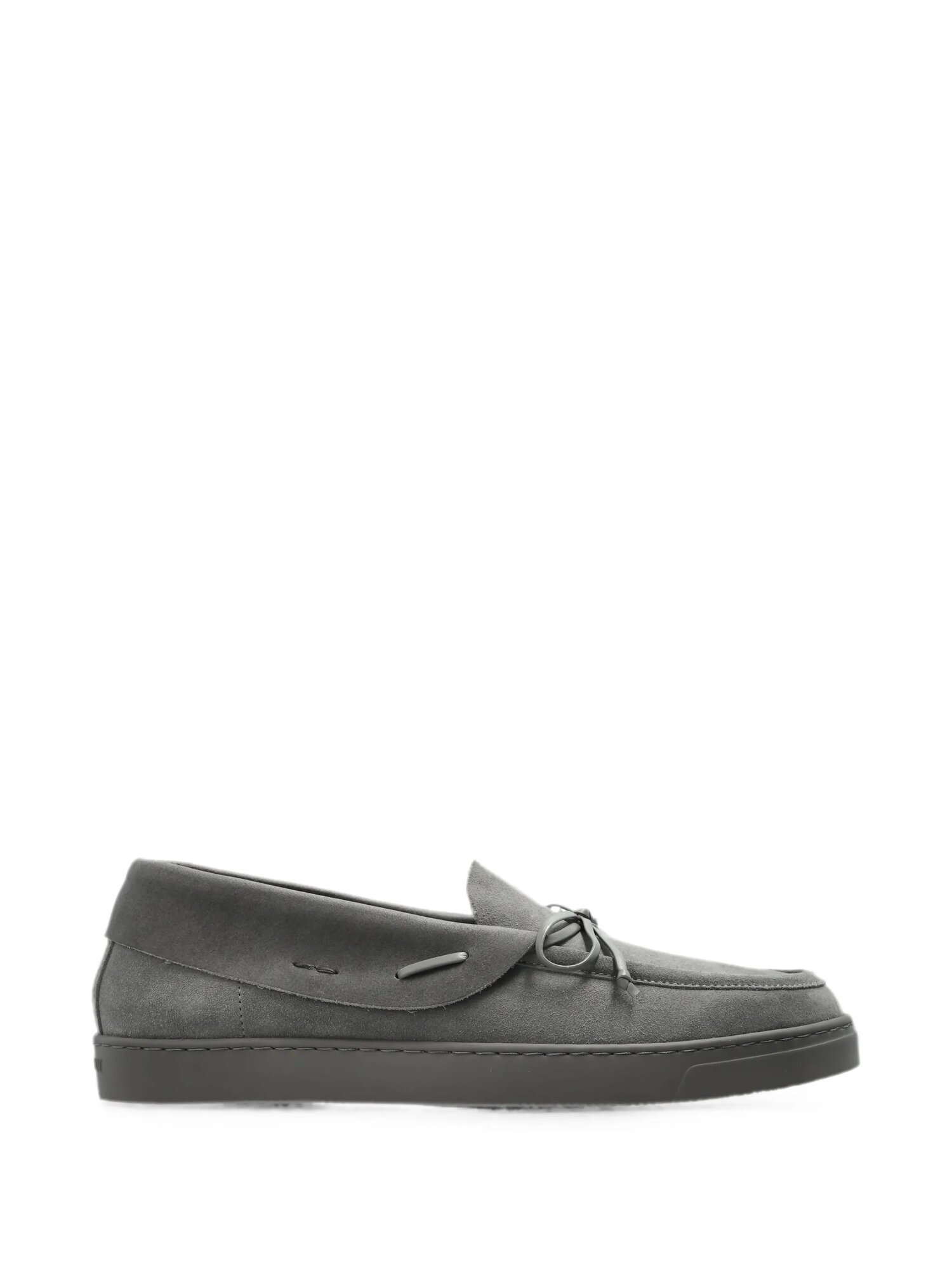 Лоферы Bow-detail suede loafers