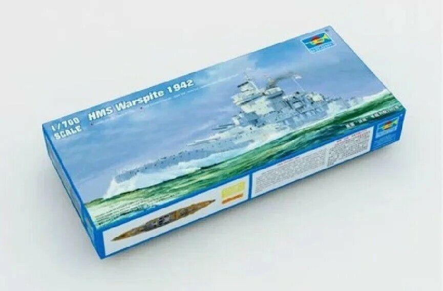 Trumpeter 05795 1/700 Английский линкор "Аномалия" Мир (Warspite 1942) Сборка моделей