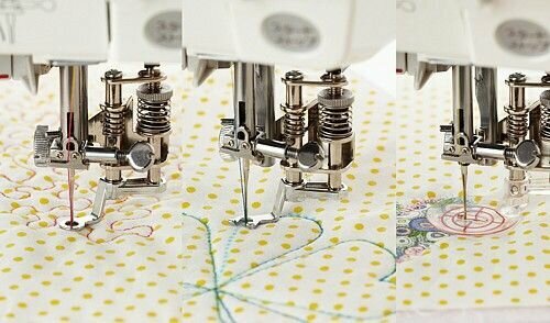 Janome Набор для свободно-ходовой вышивки для машин с горизонтальным челноком / 202-002-004