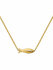 Колье LU Jewel, фианит, длина 35 см, золотой