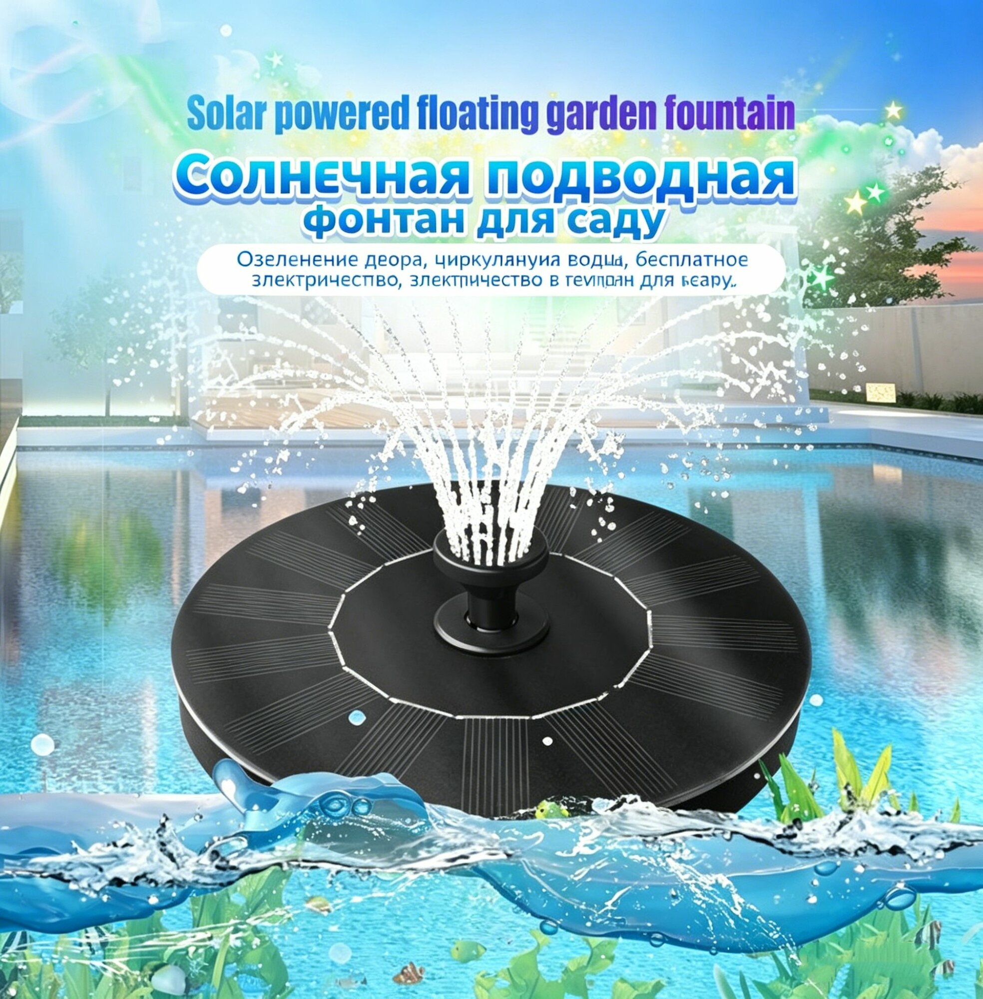 Фонтан садовый