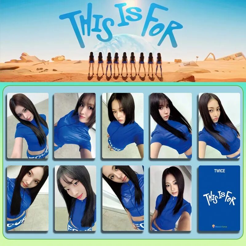 Twice Карточкиk-pop карточки коллекционные Коллекционная карточка 54 * 86 мм 9 шт