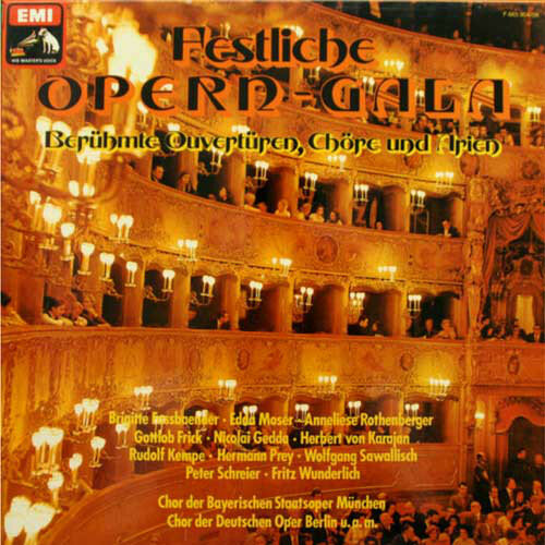 Festliche Opern-Gala Beruhmte Ouverturen, Chore Und Arien 3LP/1978/Classical/Germany/Nm