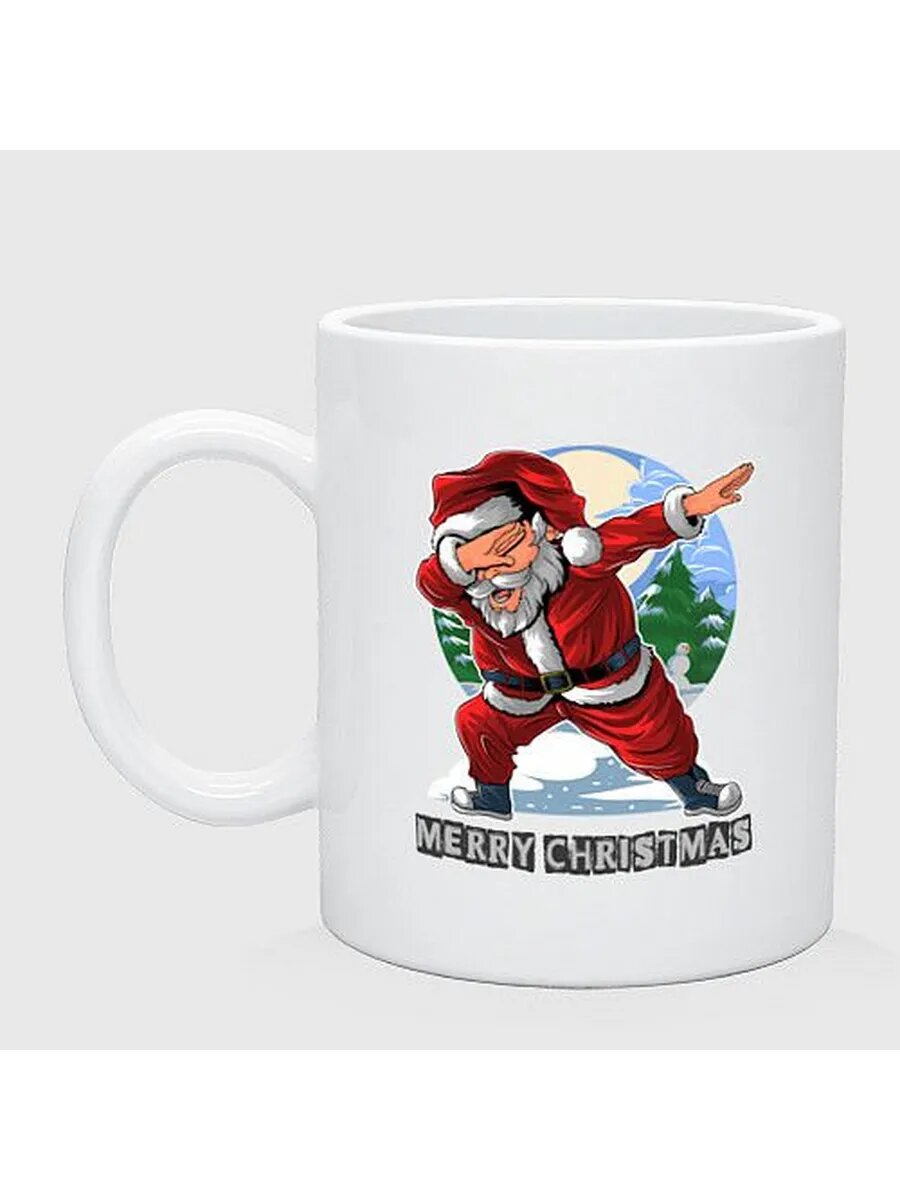 NEW YEARS SANTA CLAUS DANCING кружка