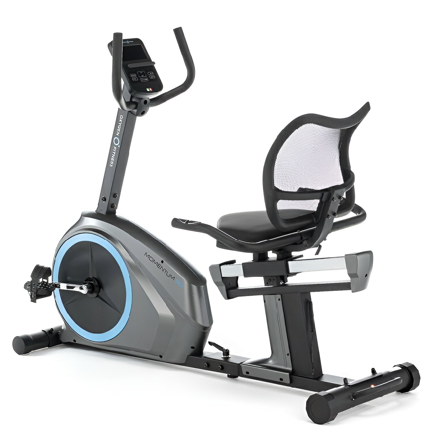 Велотренажер OXYGEN FITNESS MOMENTUM RB, электромагнитный, 22 программы