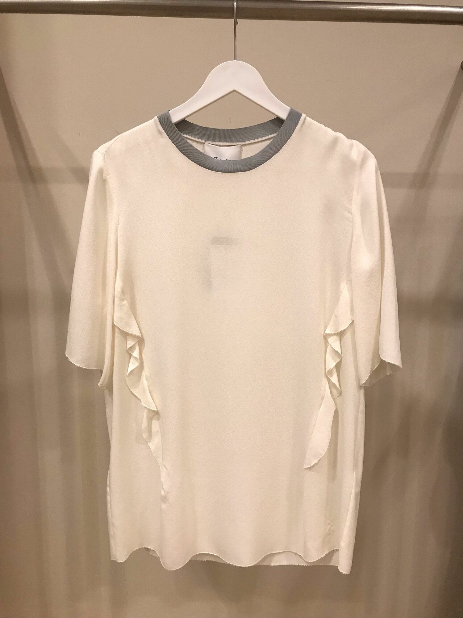 Блуза 3.1 Phillip Lim Весна-лето 2018, размер 2, белый, — фото 1
