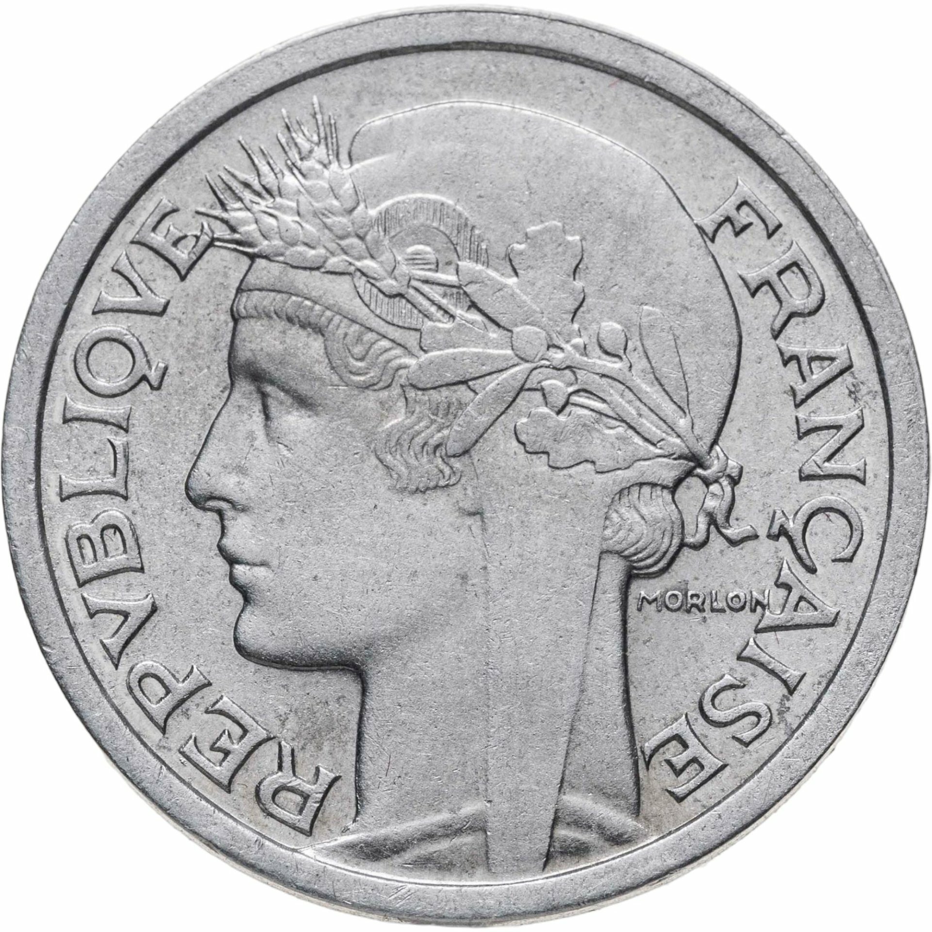 Франция 1 франк (franc) 1958 Без отметки монетного двора