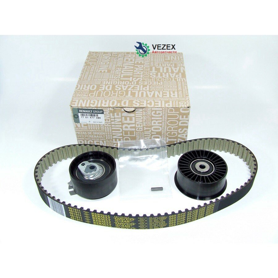 RENAULT 7701477380 комплект ремня ГРМ/KIT DISTRIB 7701477380