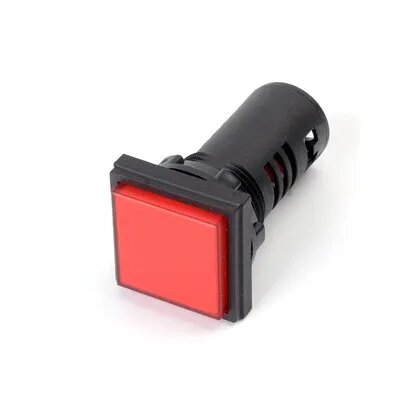 Светодиодный индикатор AD16-22F Красный, Red, 24V