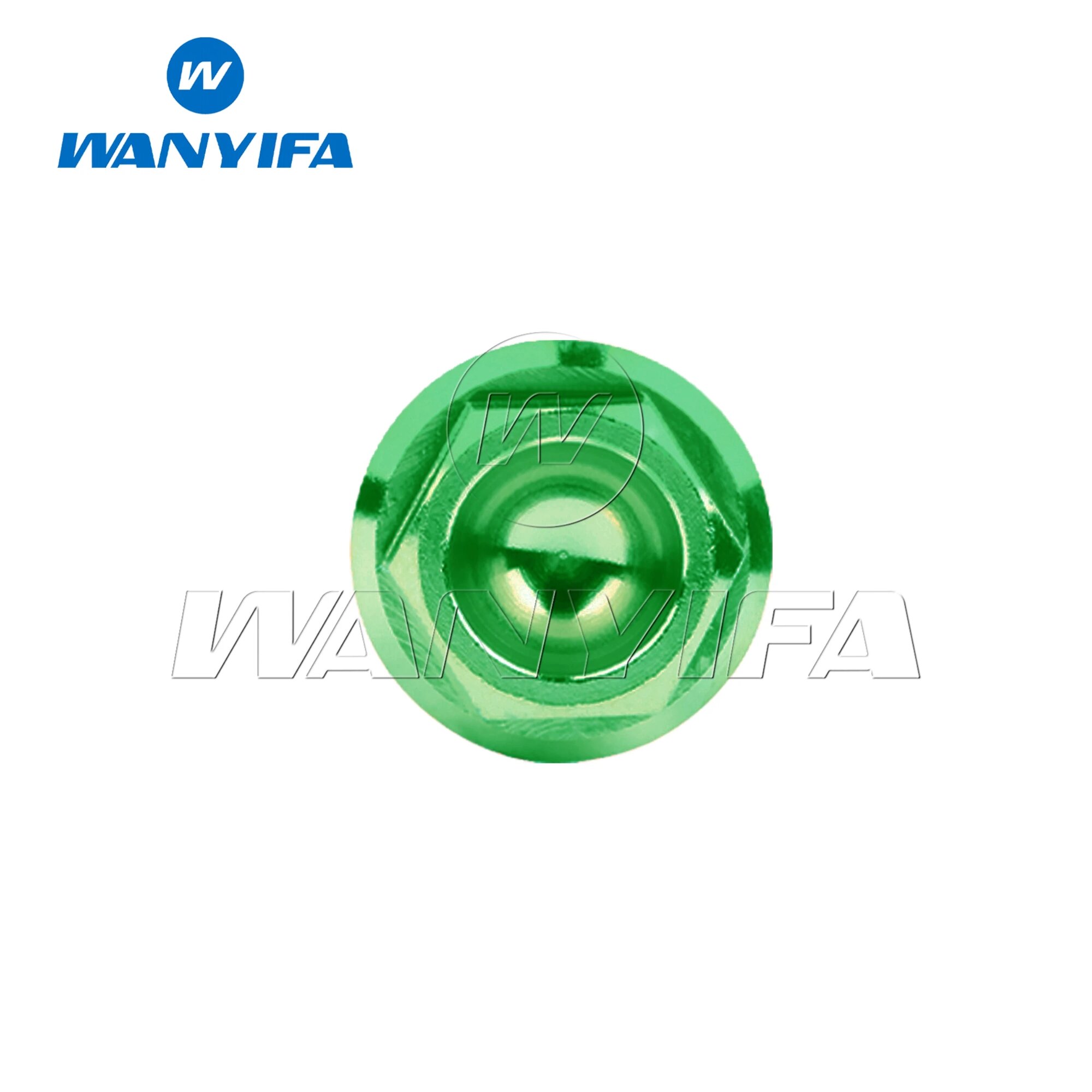 Титановый болт Wanyifa M8x15, зеленый, 65 мм