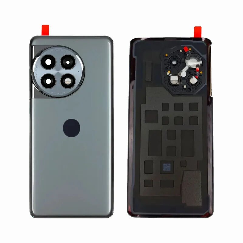 Задняя крышка (панель) корпуса A+++ для OnePlus Ace 2 Pro со стеклом и клейкой лентой Серый, Gray