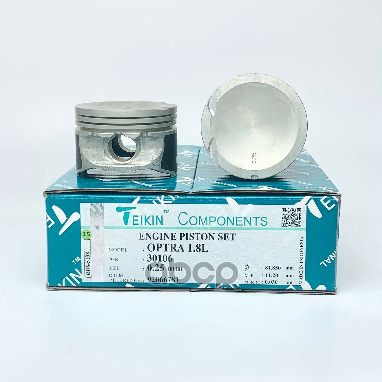 Поршень двигателя без колец TEIKIN арт. 30106025