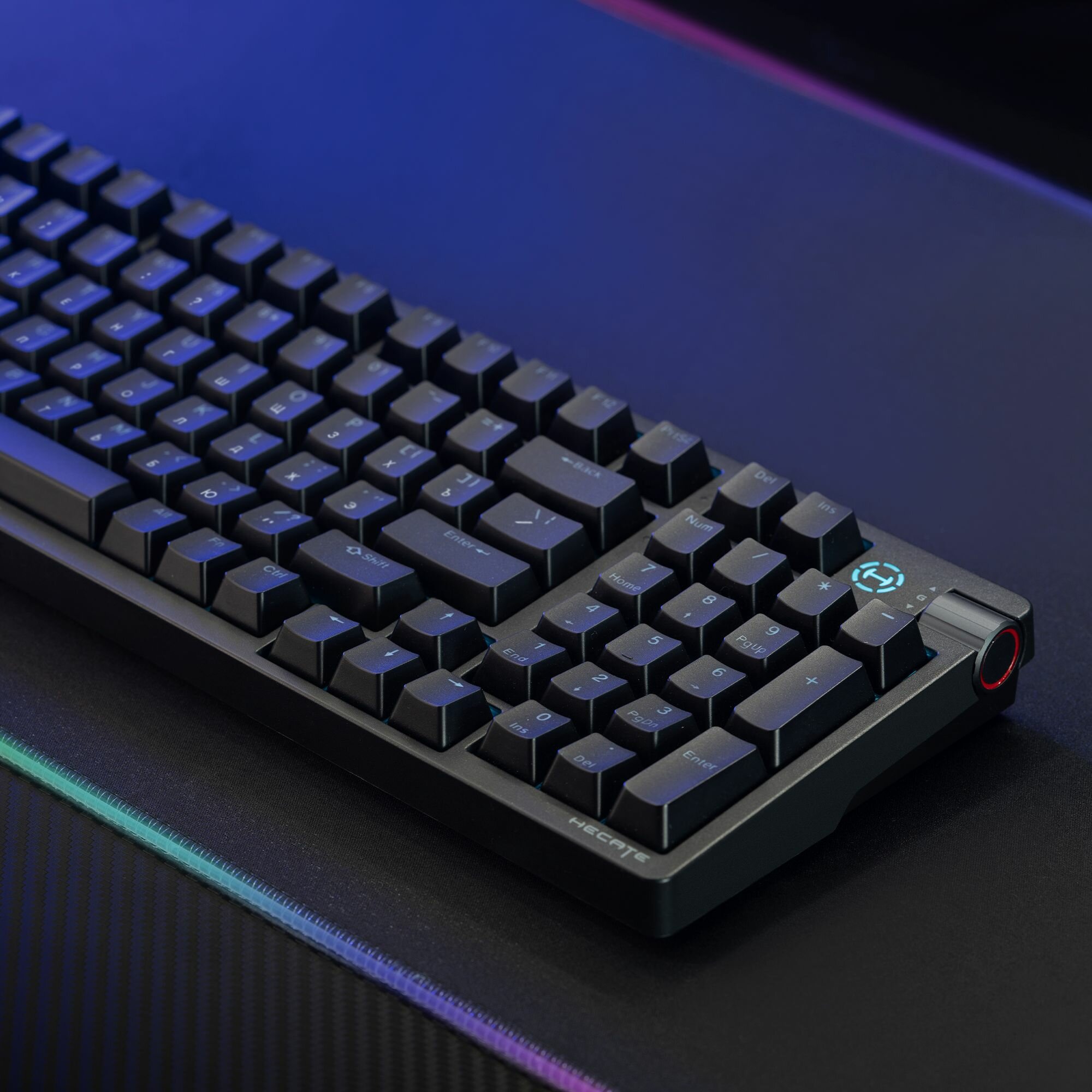 Клавиатура для компьютера Edifier Hecate G4K игровая, механическая, беспроводная, с подсветкой, русская раскладка, черный